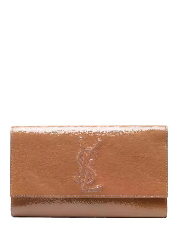 Saint Laurent Belle De Jour Clutch - Brown