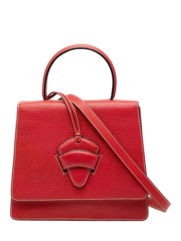 Loewe Barcelona Top Handle Satchel - Red