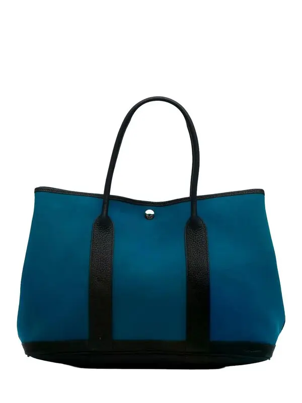 Hermès 2013 Toile And Negonda Garden Party 36 Tote Bag - Blue