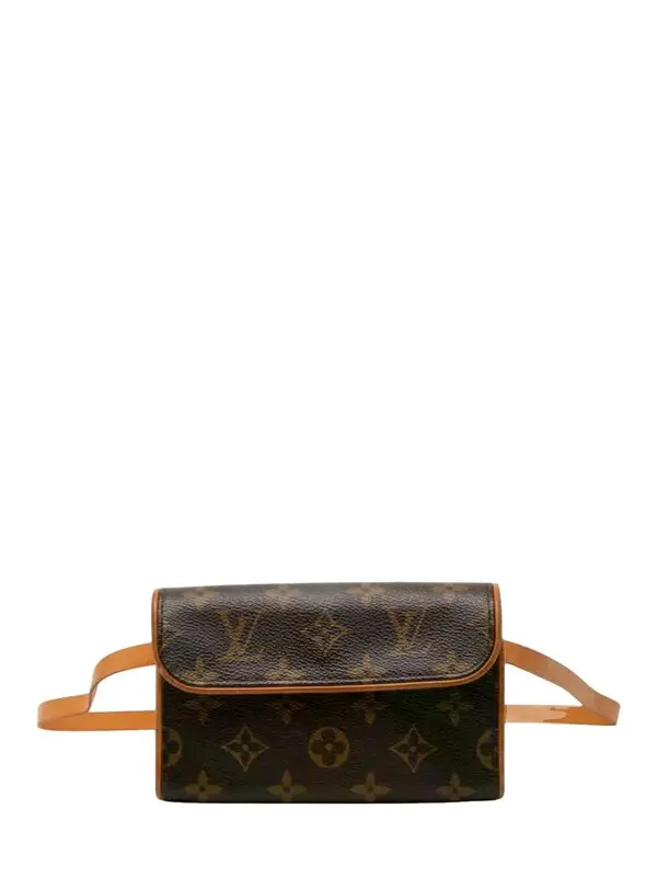 LOUIS VUITTON 2003 Monogram Pochette Florentine Belt Bag - Brown