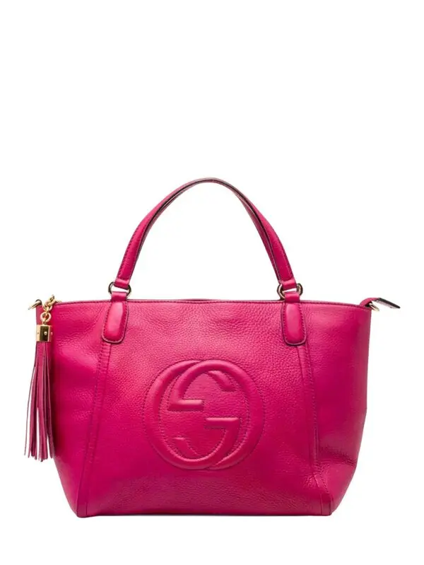 Gucci Small Calfskin Soho Cellarius Satchel - Pink