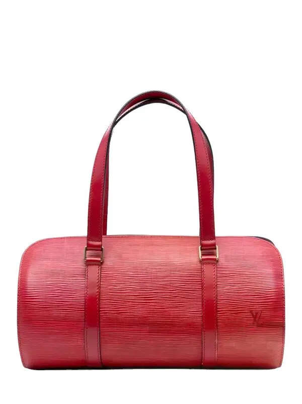 LOUIS VUITTON 1997 Epi Soufflot Handbag - Red