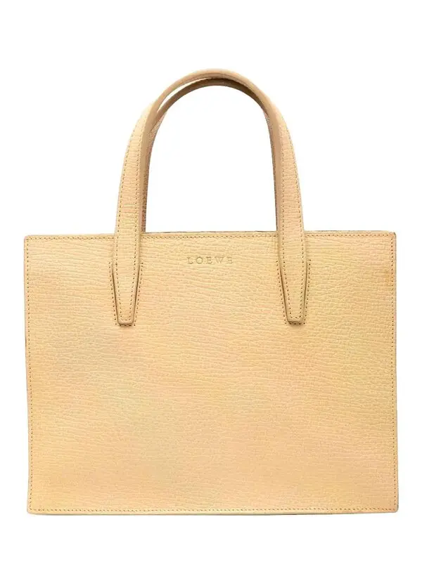 Loewe 2019 Leather Tote Bag - Neutrals