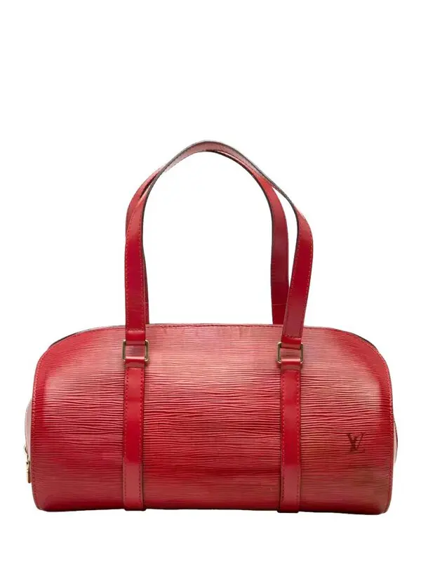 LOUIS VUITTON 2002 Epi Soufflot Handbag - Red