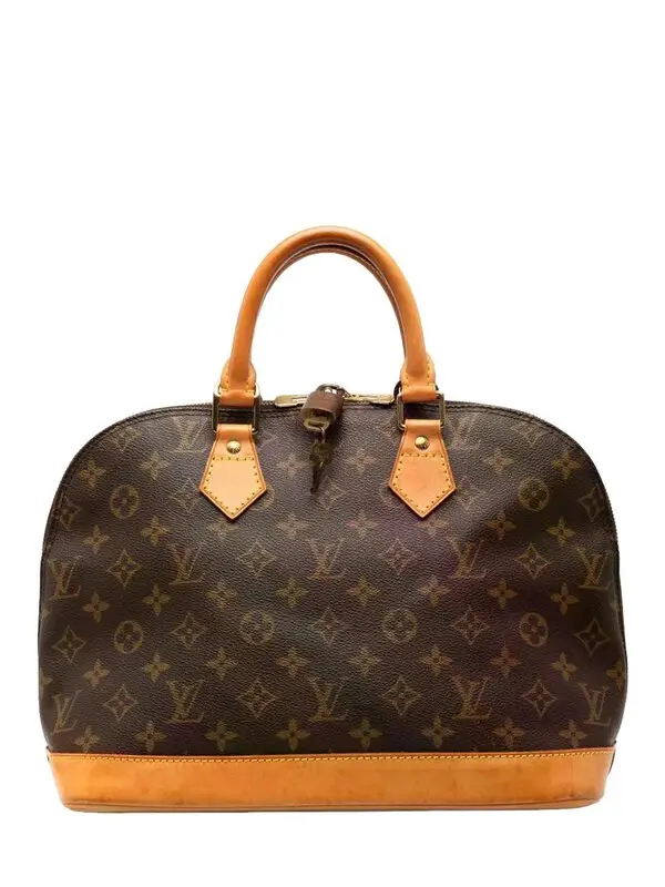 LOUIS VUITTON 1995 Monogram Alma Pm Handbag - Brown