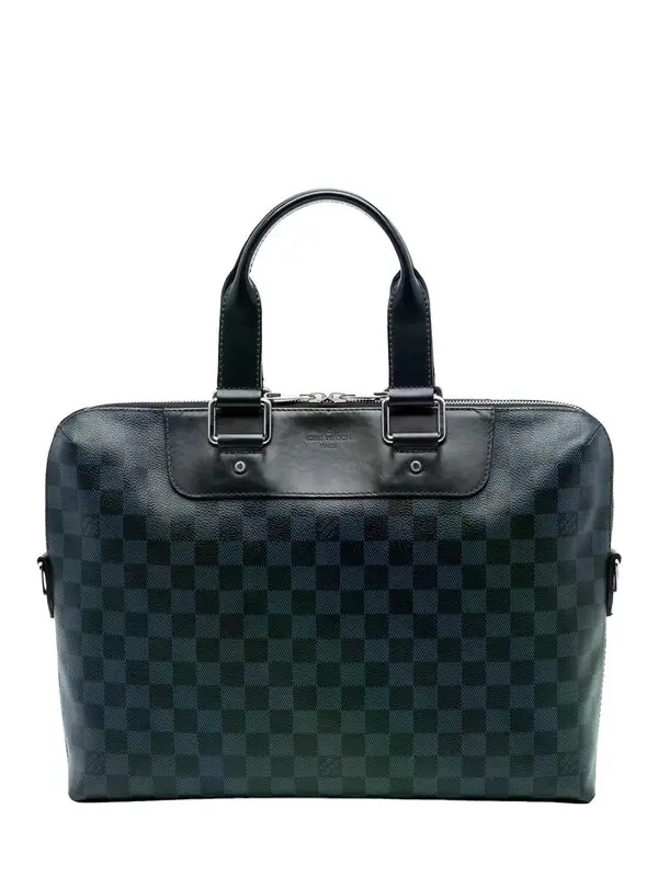 LOUIS VUITTON 2014 Damier Cobalt Porte Documents Jour Business Bag - Blue
