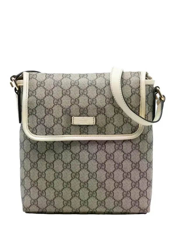 Gucci Gg Supreme Crossbody Bag - Neutrals