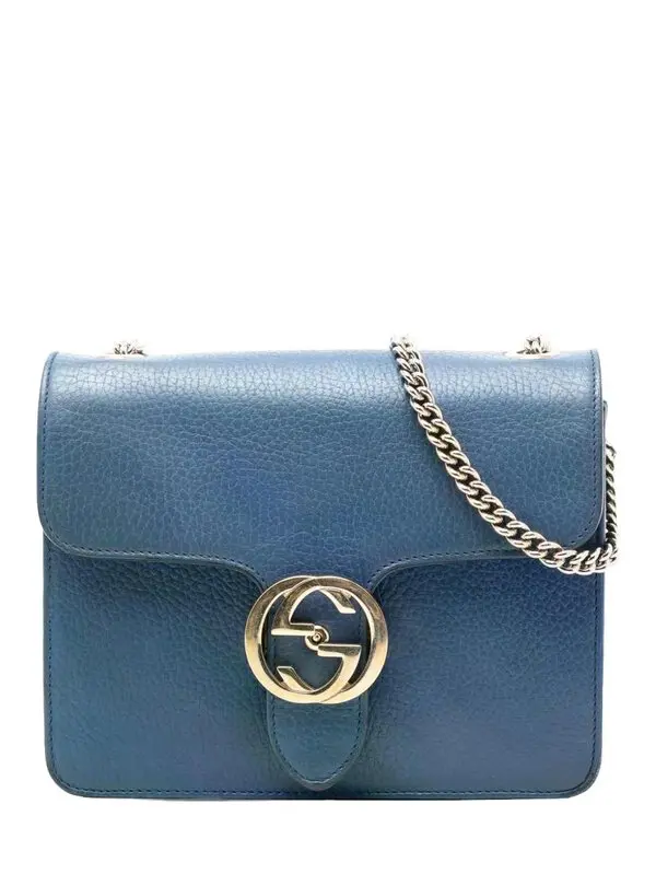 Gucci Interlocking G Crossbody Bag - Blue