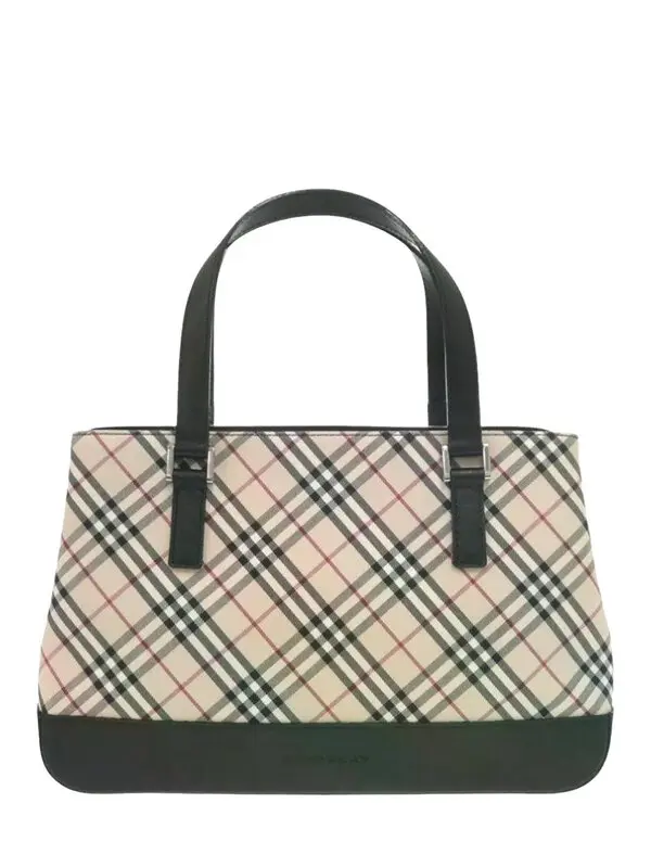 Burberry Nova Check Canvas Tote Bag - Neutrals