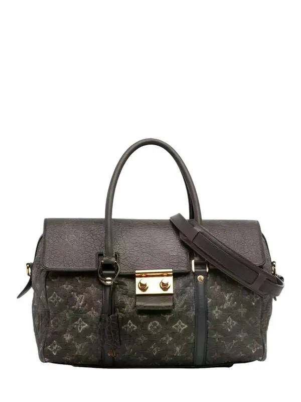 LOUIS VUITTON 2010 Monogram Volupte Psyche Satchel - Grey