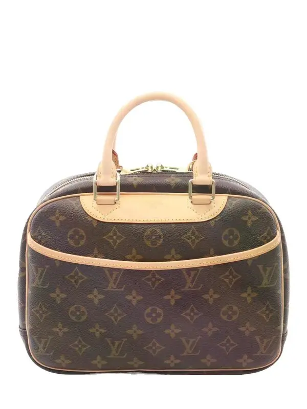 LOUIS VUITTON 2004 Monogram Trouville Handbag - Brown