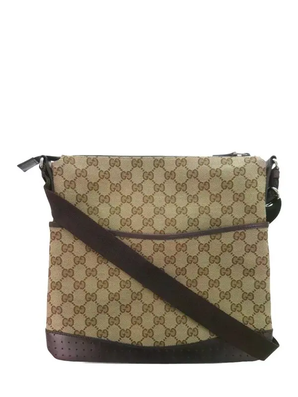 Gucci Gg Canvas Crossbody Bag - Neutrals