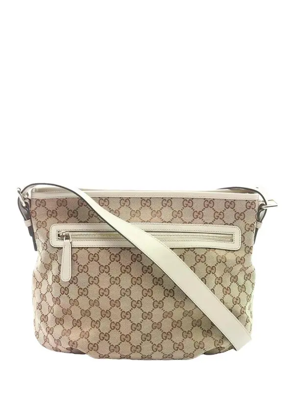Gucci Gg Canvas Crossbody Bag - Neutrals