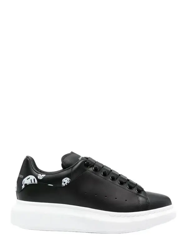 Alexander McQueen Oversized Skull-print Sneakers - Black