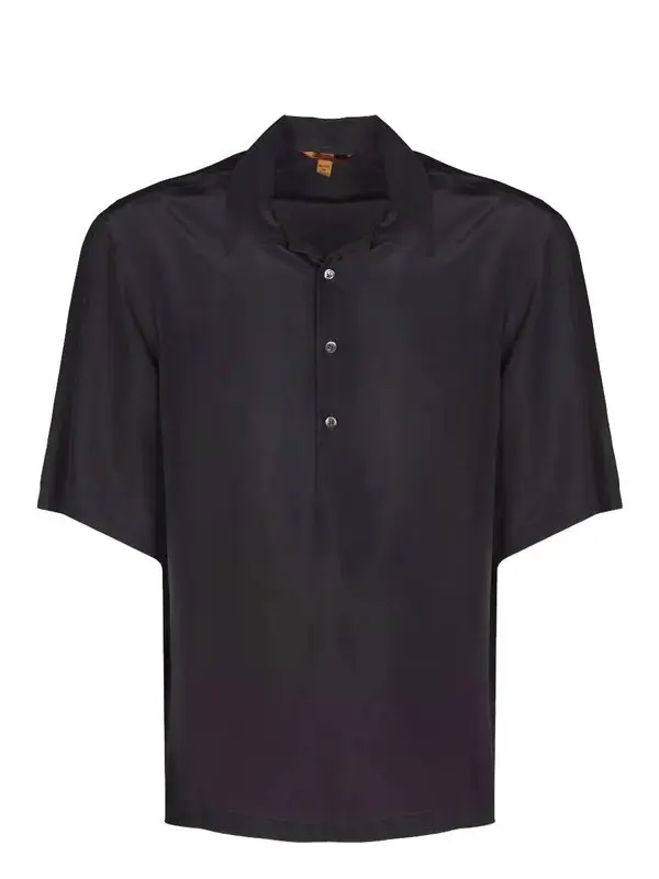 Barena Venezia Buttoned Polo Shirt - Blue