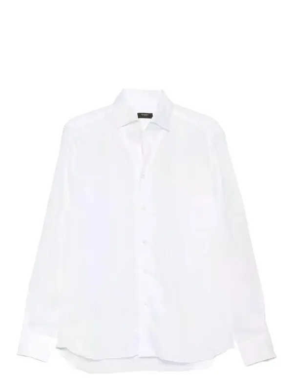 BARBA NAPOLI Button Shirt - White