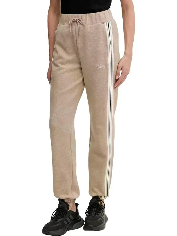 Guess Stripe Detail Trousers - Neutrals