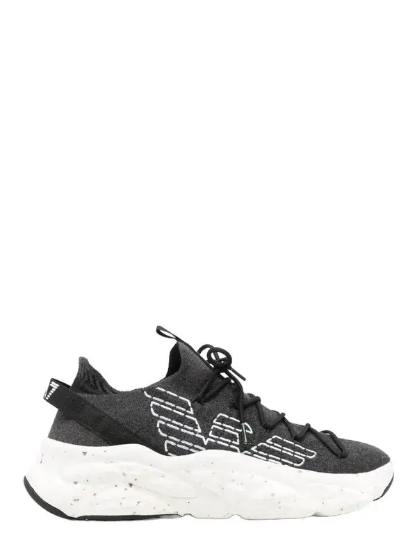 EA7 Logo Sneakers - Black