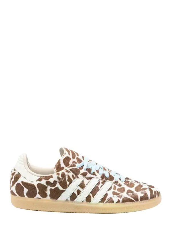 Adidas Samba Three-stripes Sneakers - Neutrals