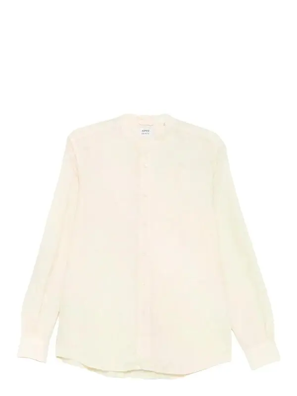 Aspesi Half-button Shirt - Neutrals