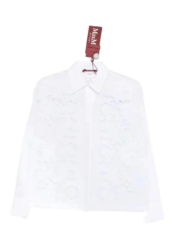 Max Mara Cali Lace Shirt - White