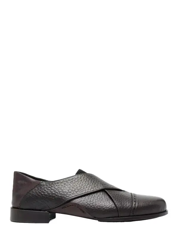 NULLUS Cap-toe Loafers - Brown