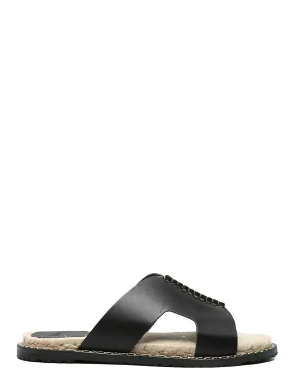 CastaÑer Leather Piti Sandals - Black