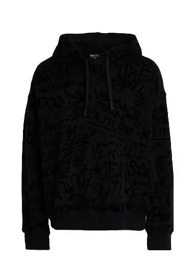 Versace Sweatshirt In Cotton And Elastane - Black