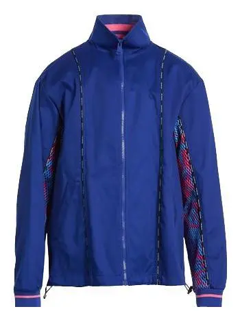 Versace Bright Polyester And Cotton Jacket - Blue