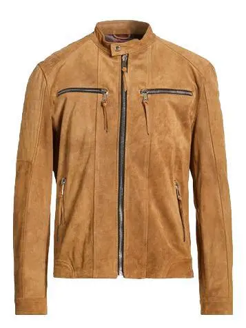 BERNA Biker Jacket - Beige