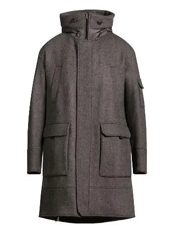Herno Recycled Wool Blend Parka - Grey