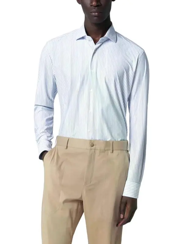 XACUS Striped Shirt - Blue