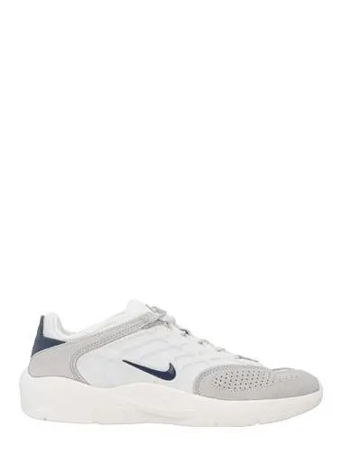 Nike Sneakers Light Textile Fibers, Leather - Light Grey