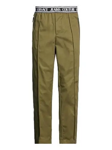 Versace Pants Military Size Polyester, Cotton - Green