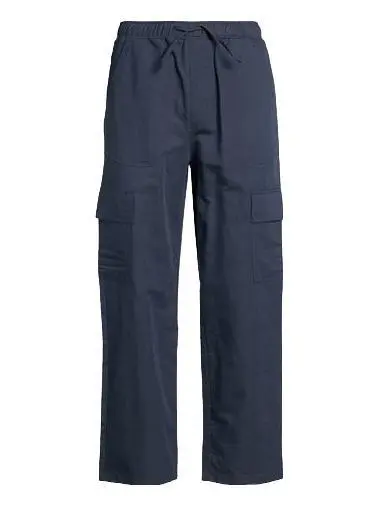 COLMAR Cargo Pants In Linen And Cotton - Navy