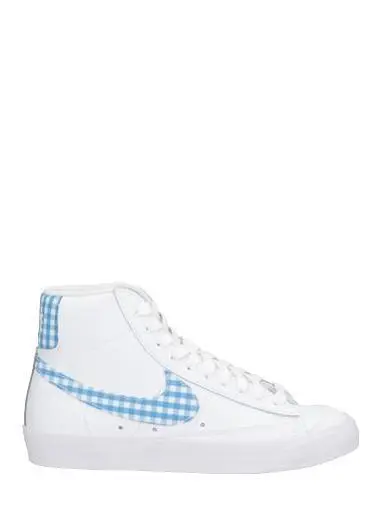 Nike Leather High-top Sneakers - White