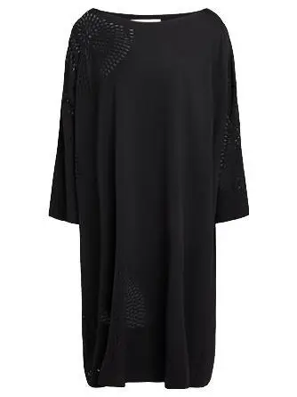 Liviana Conti Mini Dress In Viscose, Polyamide, And Elastane - Black