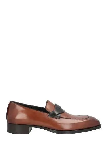 TOM FORD Loafers In Calfskin Leather - Brown