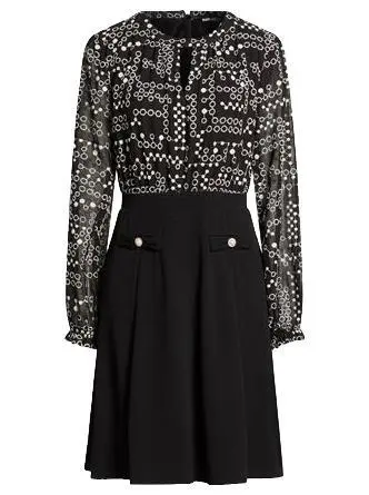 Karl Lagerfeld Midi Dress - Black