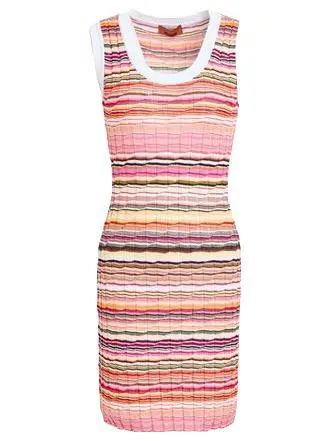 Missoni Mini Bodycon Dress - Pink