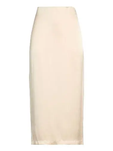 ALYSI Chocolat Midi Pencil Skirt - White