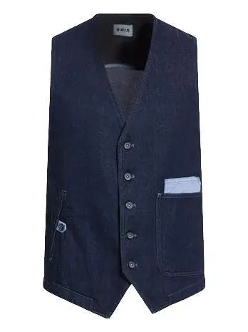 BERNA Tailored Vest - Blue