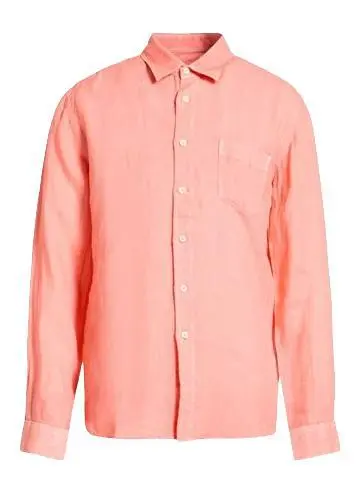 120% Lino Shirt Lilac Size Linen - Red