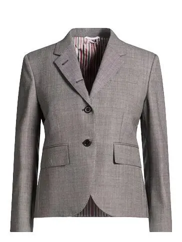 Thom Browne Single-breasted Wool Blazer - Grey