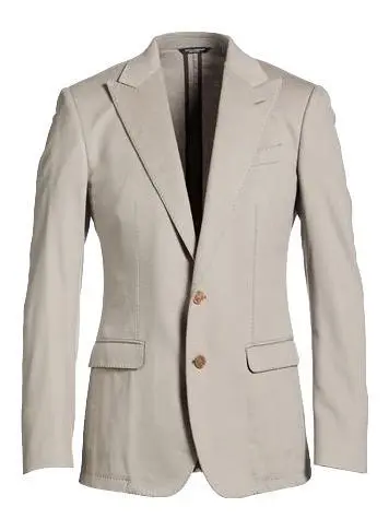 Dolce & Gabbana Single-breasted Cashmere Blazer - Grey