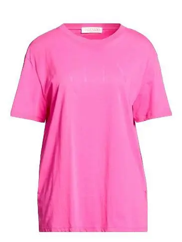 Valentino Garavani Logo-print Cotton T-shirt - Pink