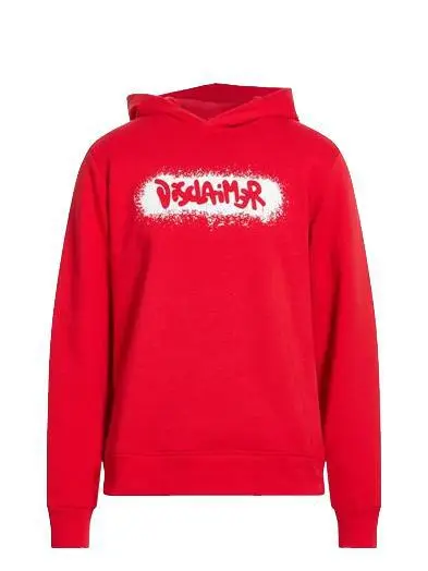 DISCLAIMER Hooded Sweatshirt With Logo - Red