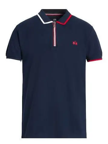 LA MARTINA Polo Shirt Size Cotton - Navy