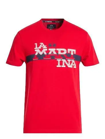 LA MARTINA T-shirt Size Cotton - Red