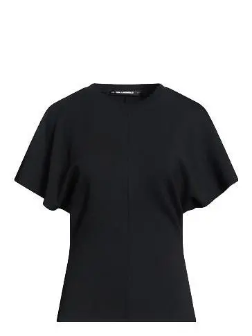Karl Lagerfeld T-shirt In Modal, Polyamide, And Elastane - Black